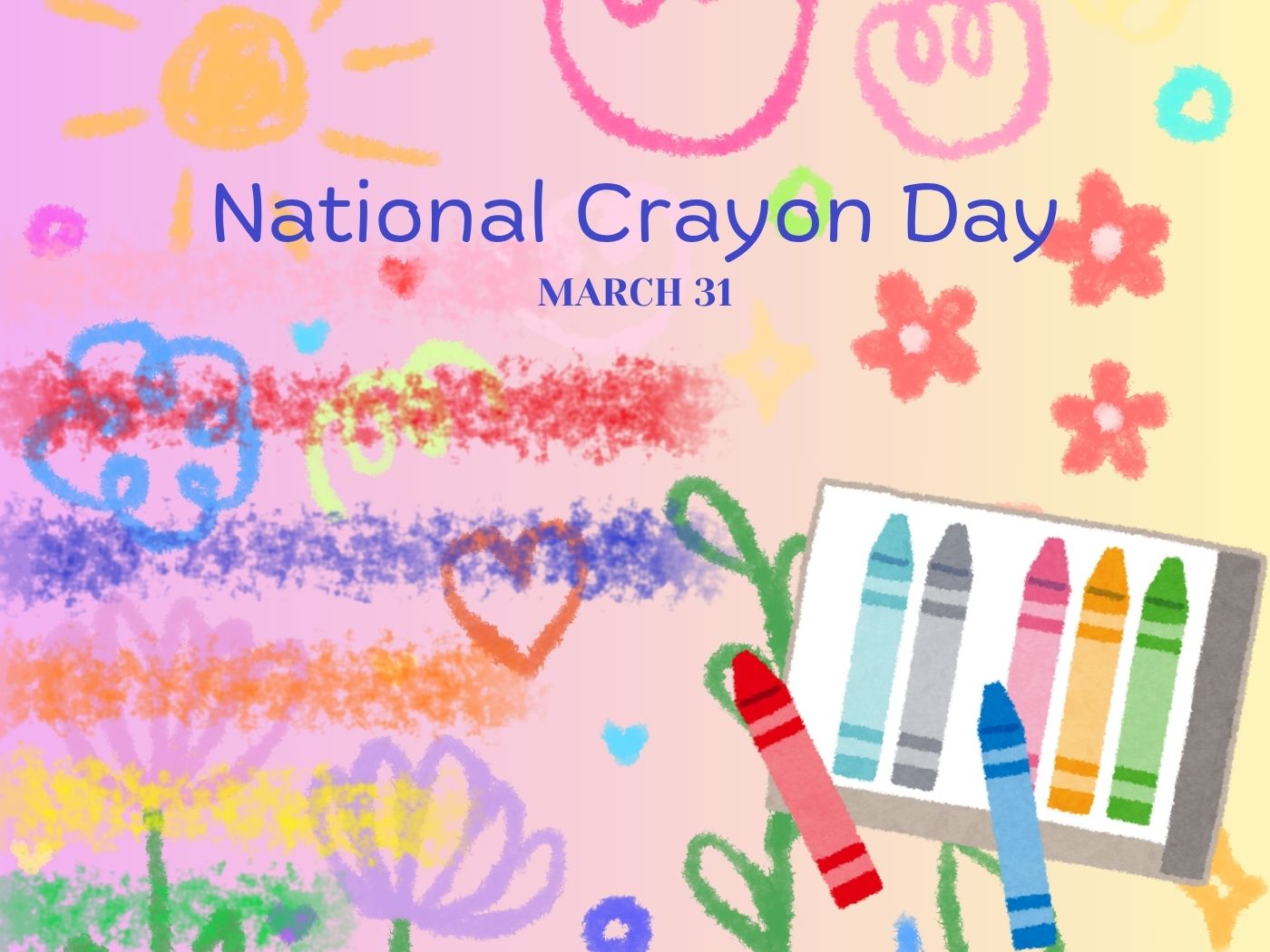 Happy National Crayon Day | March 31 - Calendarr
