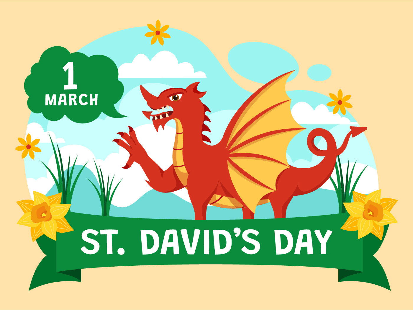 Saint David's Day | March 1 - Calendarr