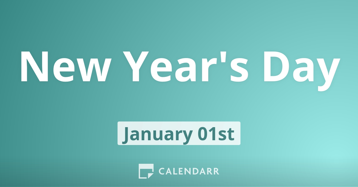 New Year's Day | 1 of january - Calendarr