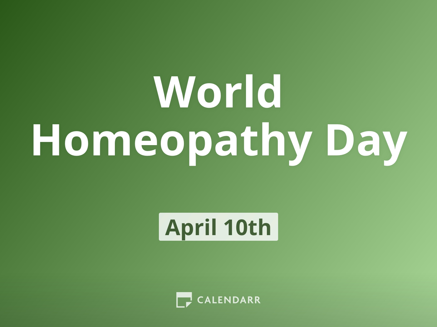 World Homeopathy Day Celebrates Healing, Awareness, and Safe Practices ...