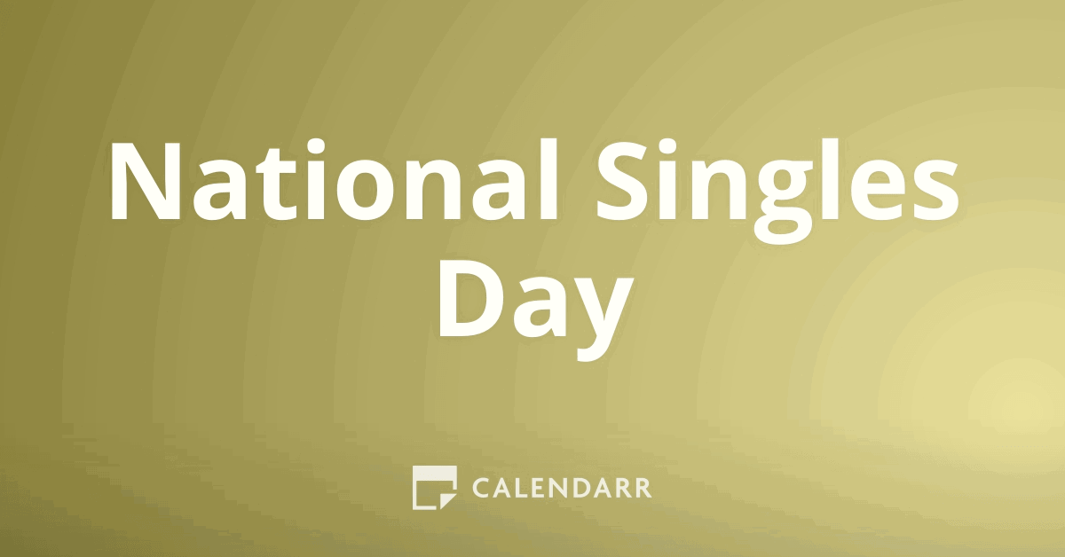 National Singles Day | September 23 - Calendarr