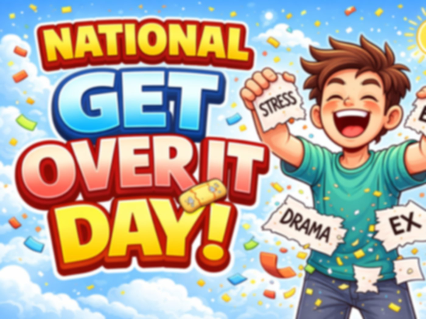National Get Over It Day | March 9 | Let Go And Move On - Calendarr