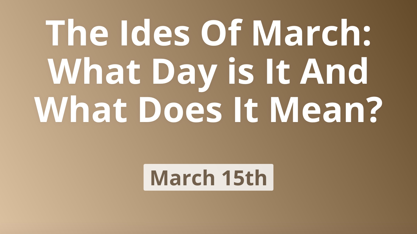 The Ides Of March 2024