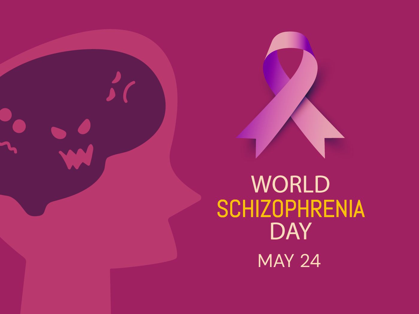 On World Schizophrenia Day Let's Break The Stigma | May 24 - Calendarr