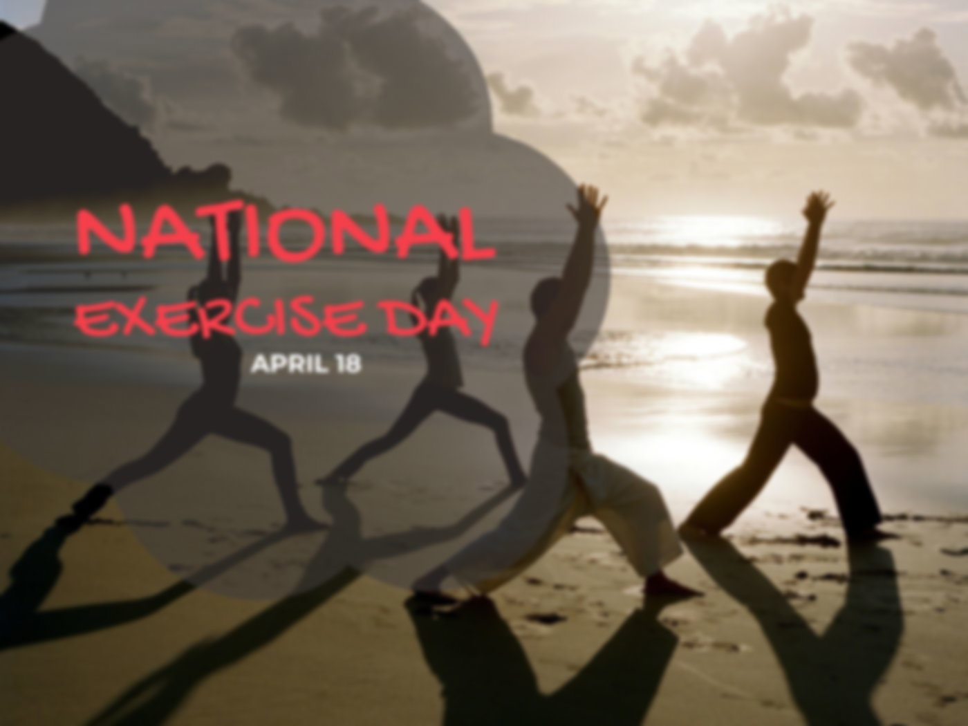 National Exercise Day | April 18 | Get Up And Get Moving - Calendarr