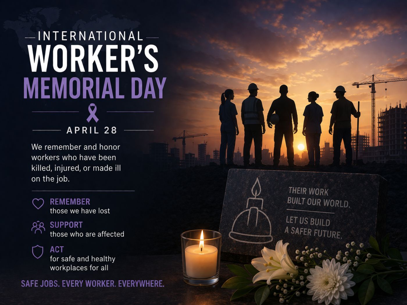 Workers’ Memorial Day | April 28 - Calendarr