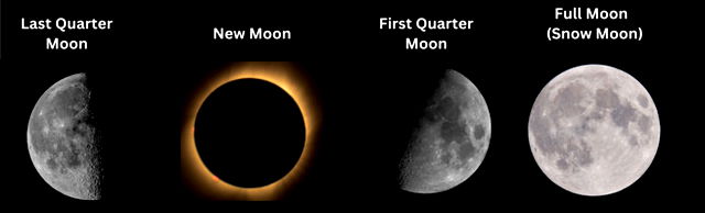 February Full Moon (Snow Moon) 2024 - Calendarr