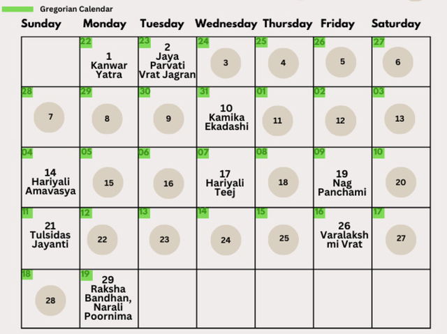 The Hindu Calendar 2024: Complete List of Festivals - Calendarr