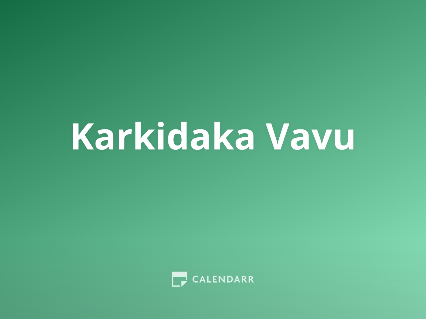 Karkidaka Vavu 2025 | July 24 | Significance of Vavu Bali Ritual - Calendarr
