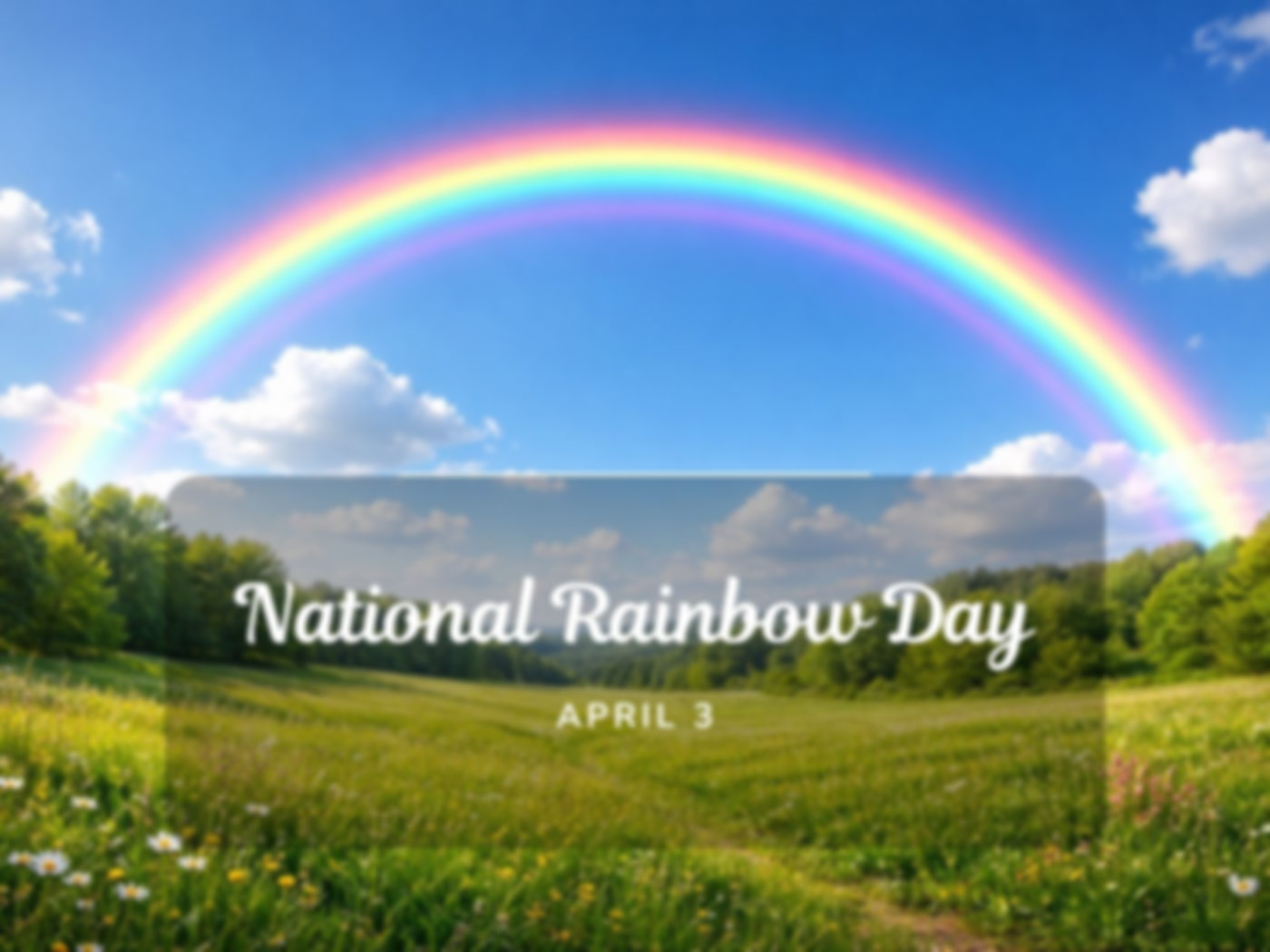 National Rainbow Day Is All About Finding The Silver Lining | April 3 ...