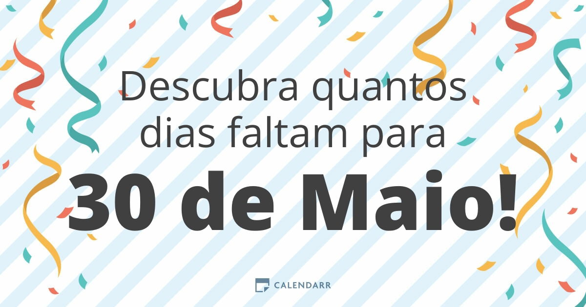 Que Feriado é O Dia 30 De Maio - FDPLEARN