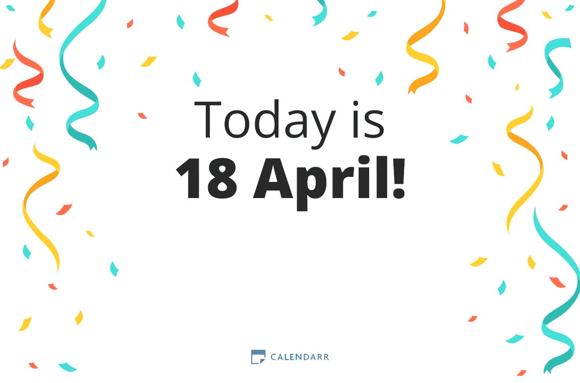 How many days until 18 April - Calendarr