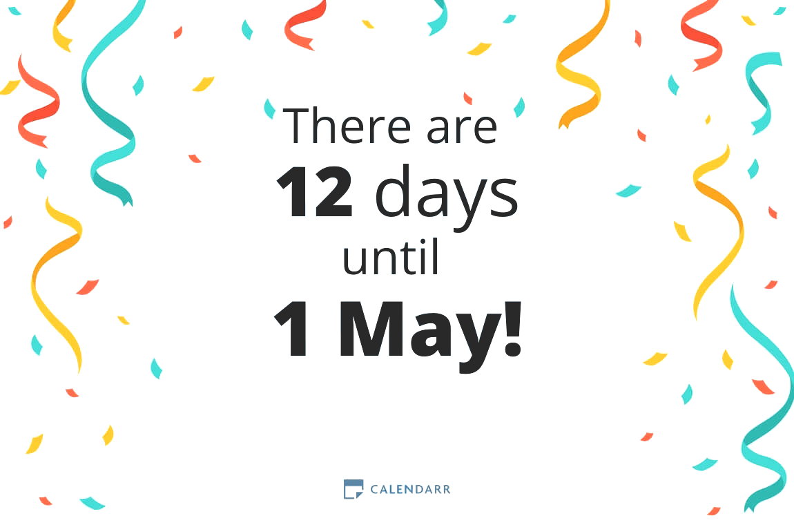 How many days until 1 May - Calendarr