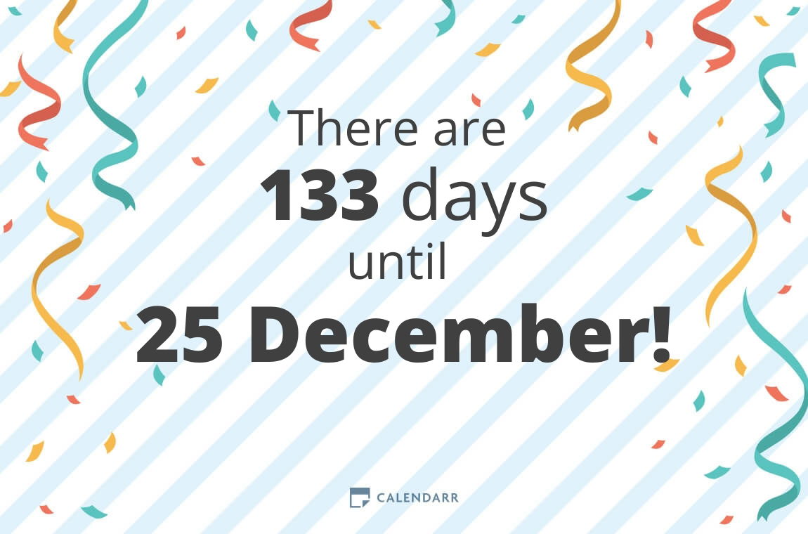 How Many Days Until 25 December Calendarr How Many Days Until 25 December Calendarr