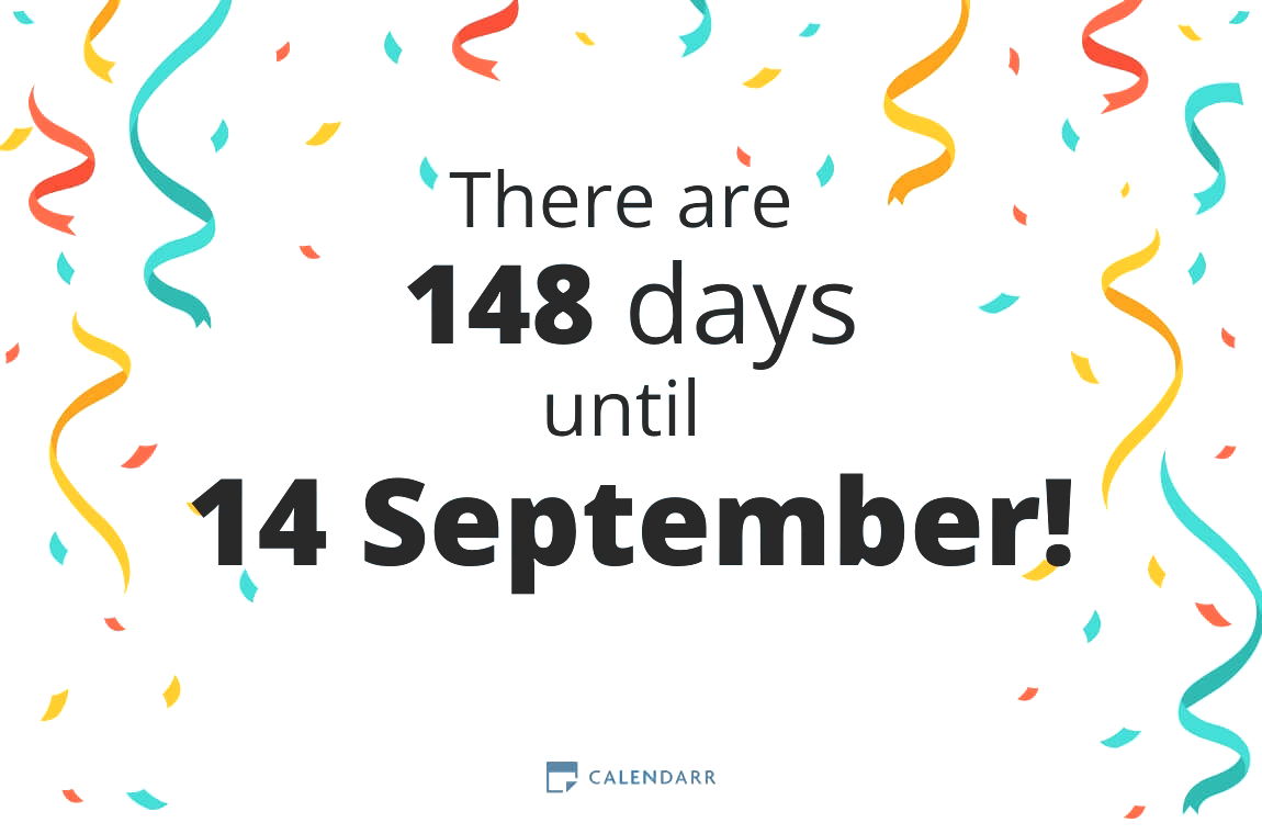 How many days until 14 September - Calendarr