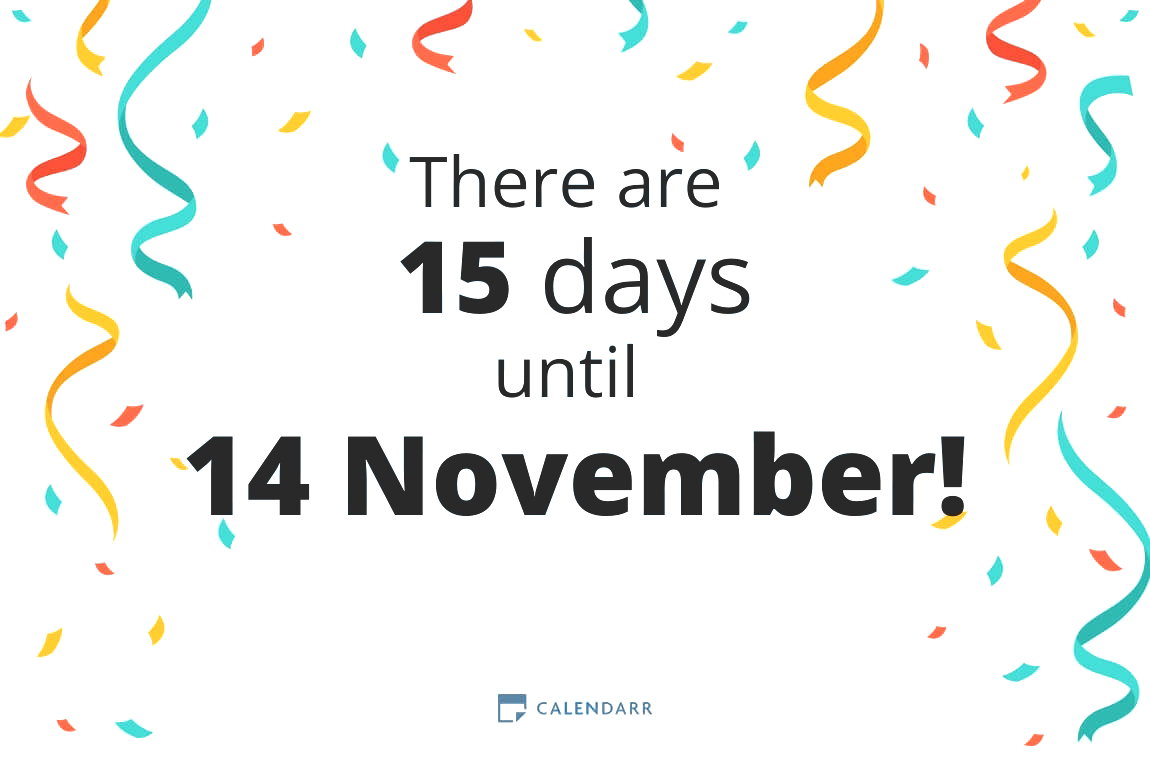 How many days until 14 November - Calendarr