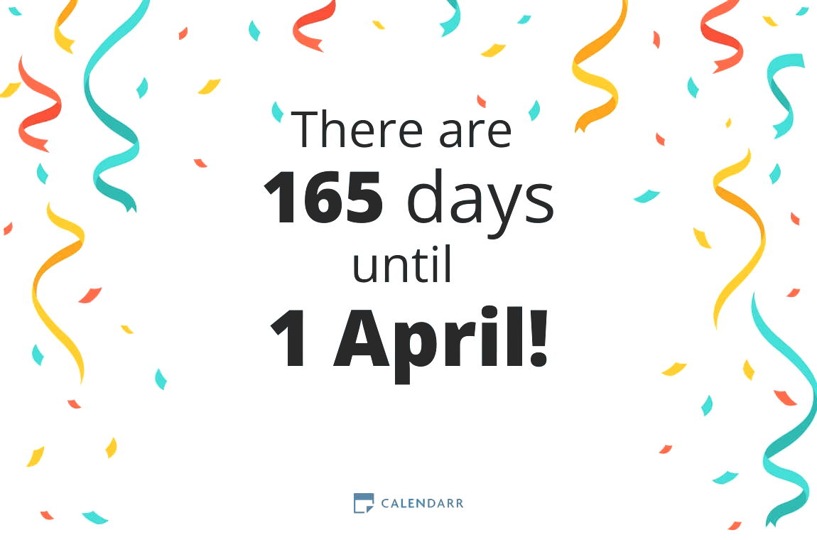 How many days until 1 April - Calendarr