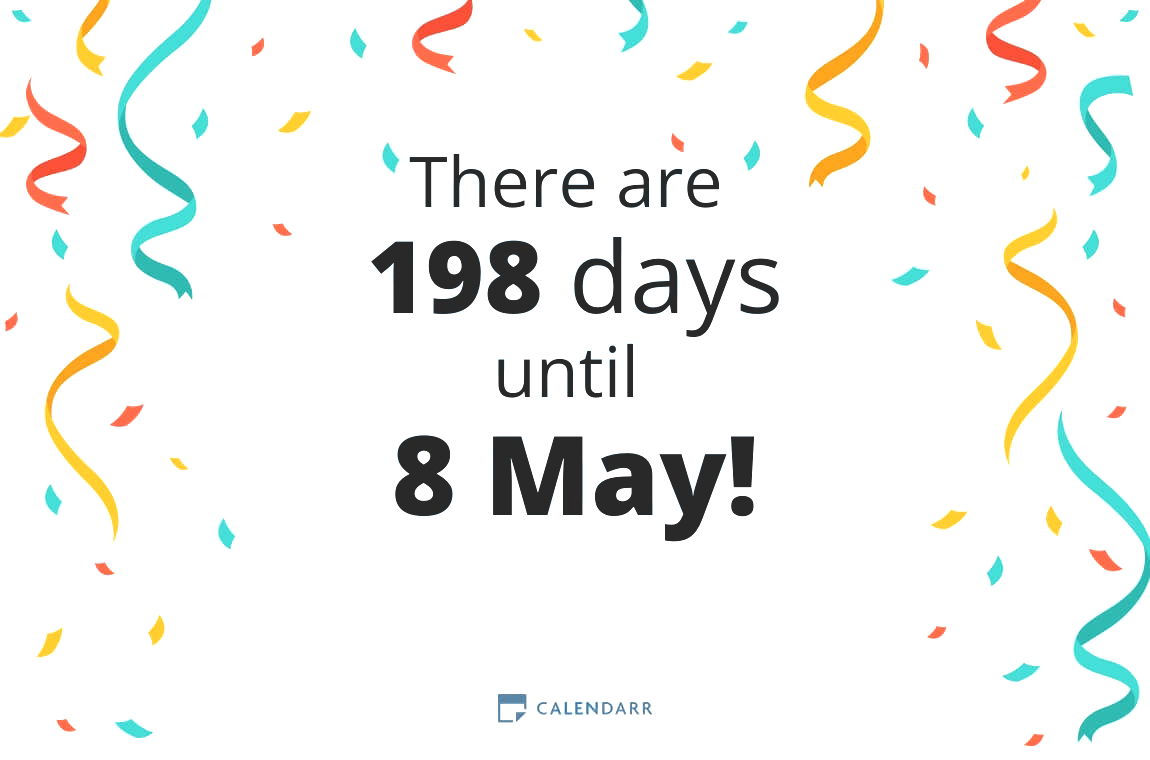How many days until 8 May - Calendarr