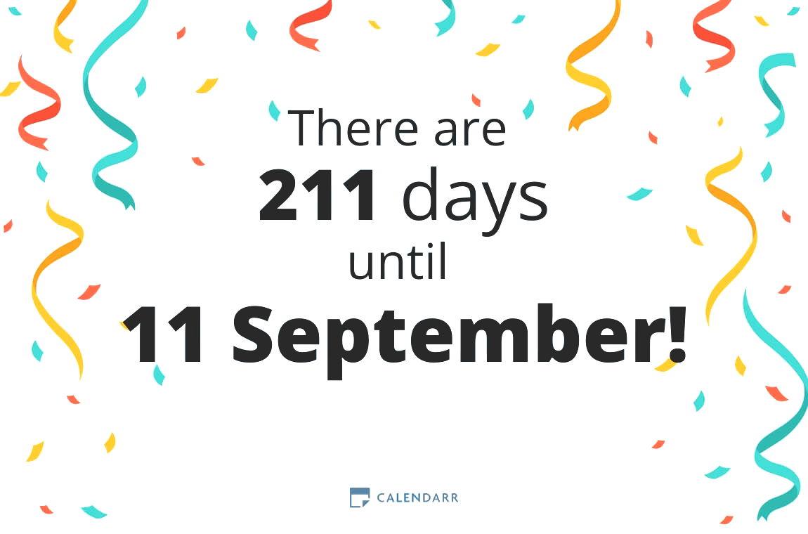 How many days until 11 September - Calendarr