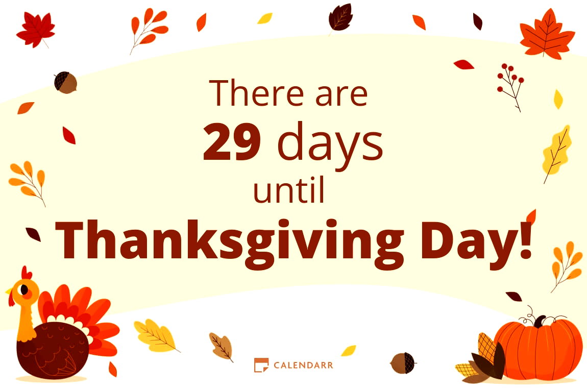 How many days until Thanksgiving Day - Calendarr