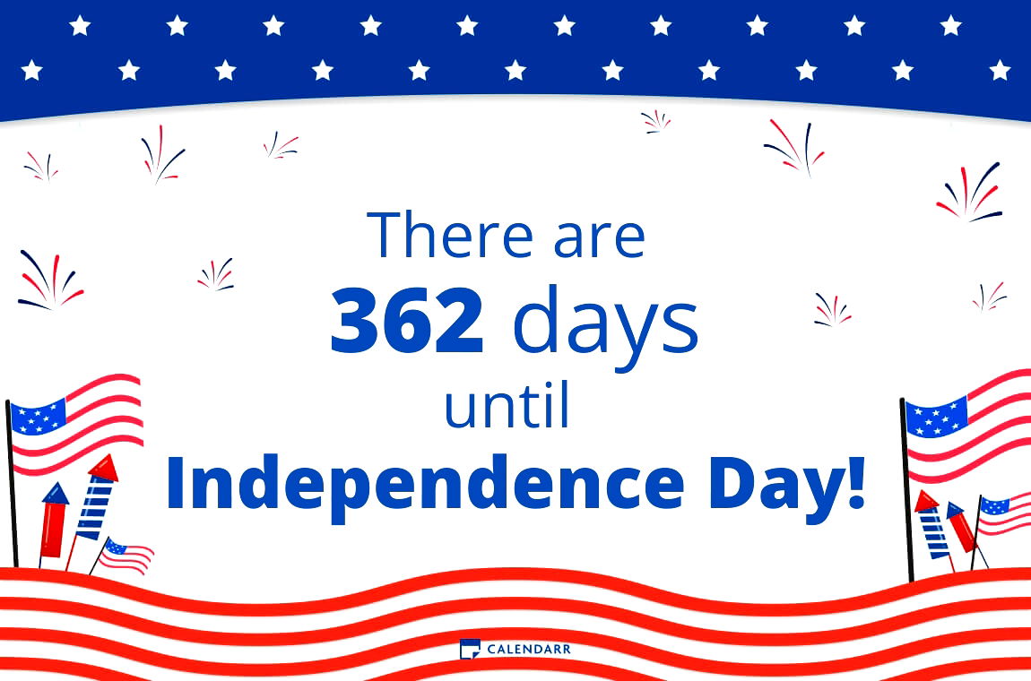 How many days until Independence Day - Calendarr