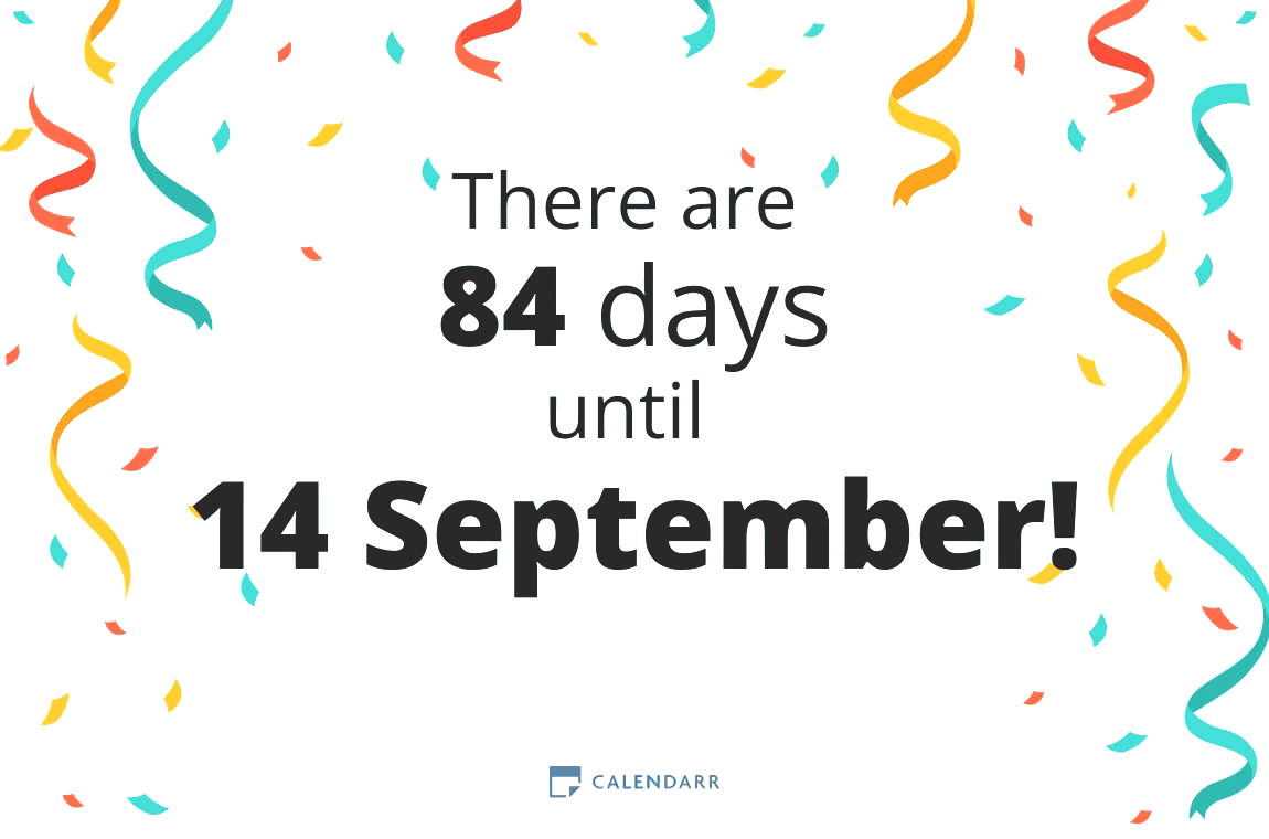 How many days until 14 September - Calendarr