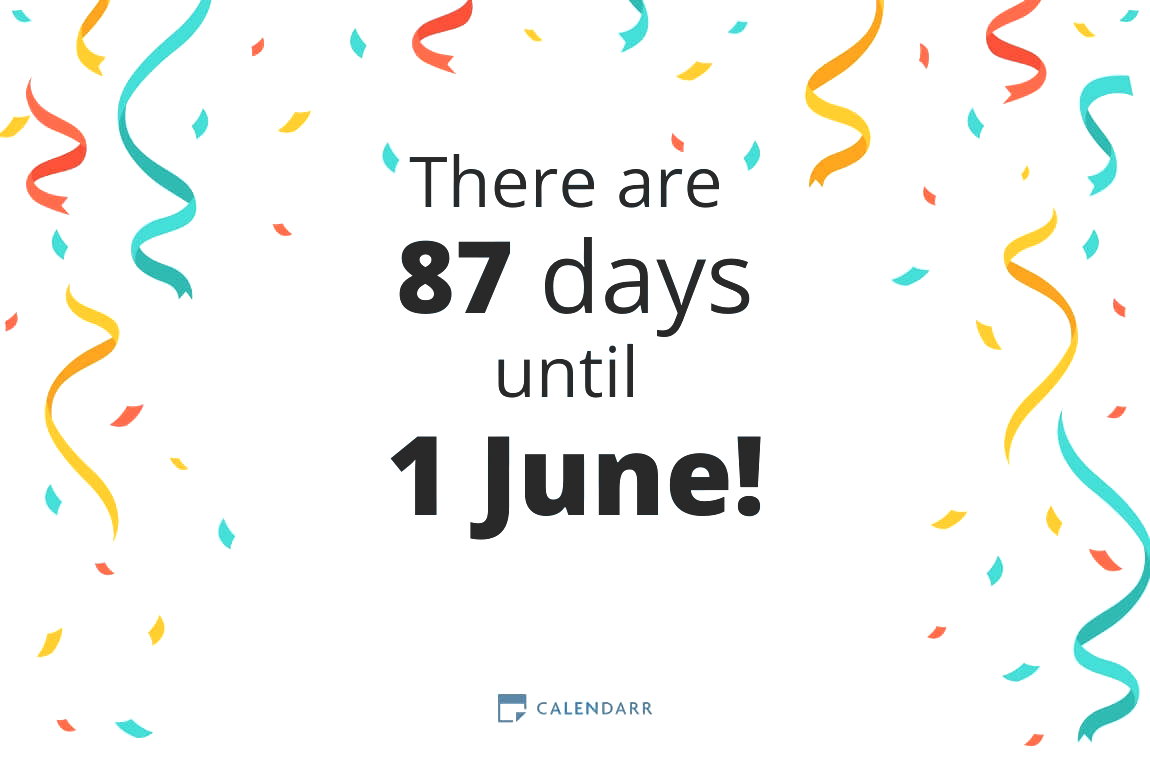 How many days until 1 June - Calendarr