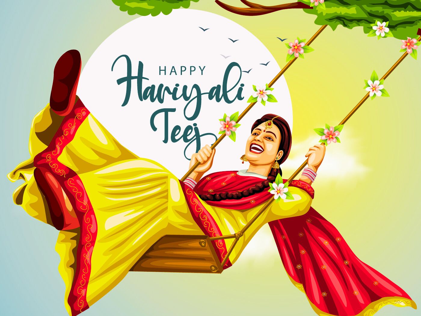 Happy Hariyali Teej 2025 | July 27 - Calendarr